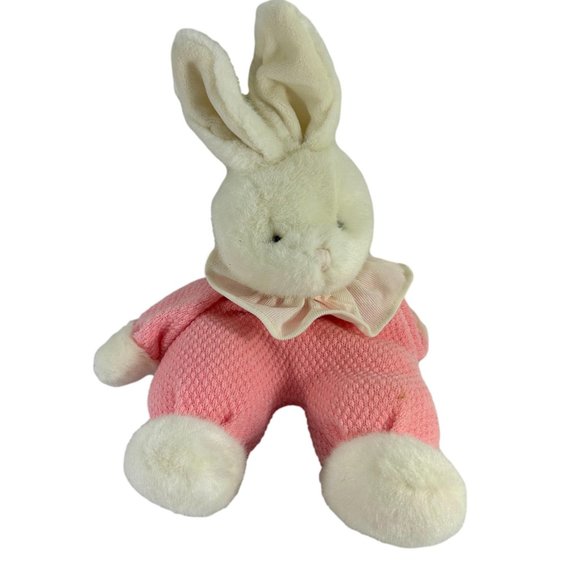 Russ Berrie | Toys | Vintage Russ Moppity Plush Pink White Easter Bunny ...